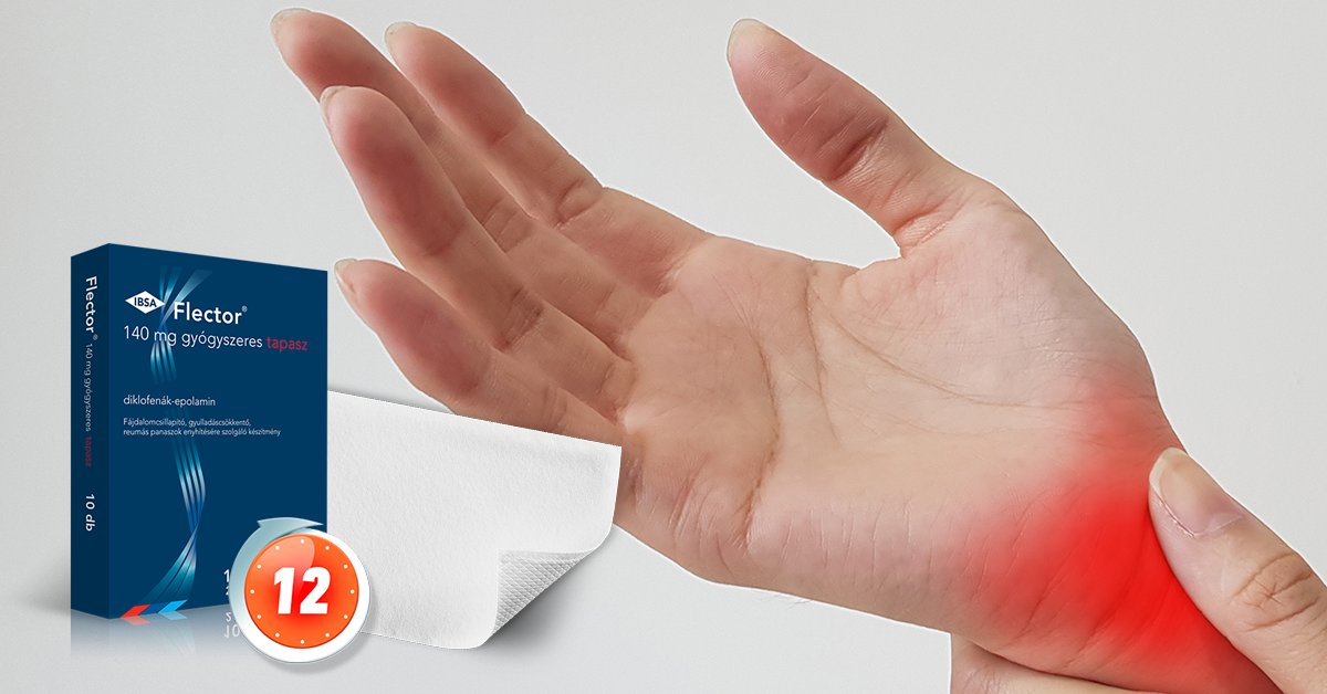 Csuklófájdalmak - Flector® tapasz - Egyenletes és folyamatos ...